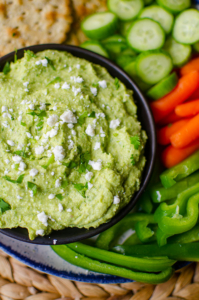 Easy Avocado Feta Dip | Living Lou