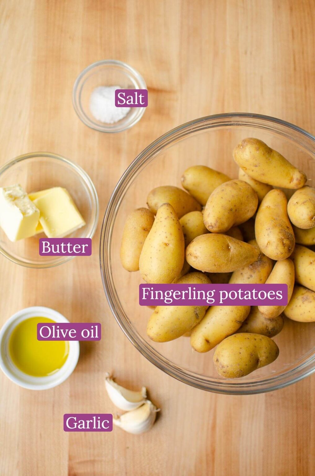 Fingerling Smashed Potatoes | Living Lou