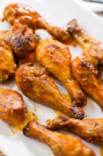 Baked Buffalo Chicken Legs | Living Lou