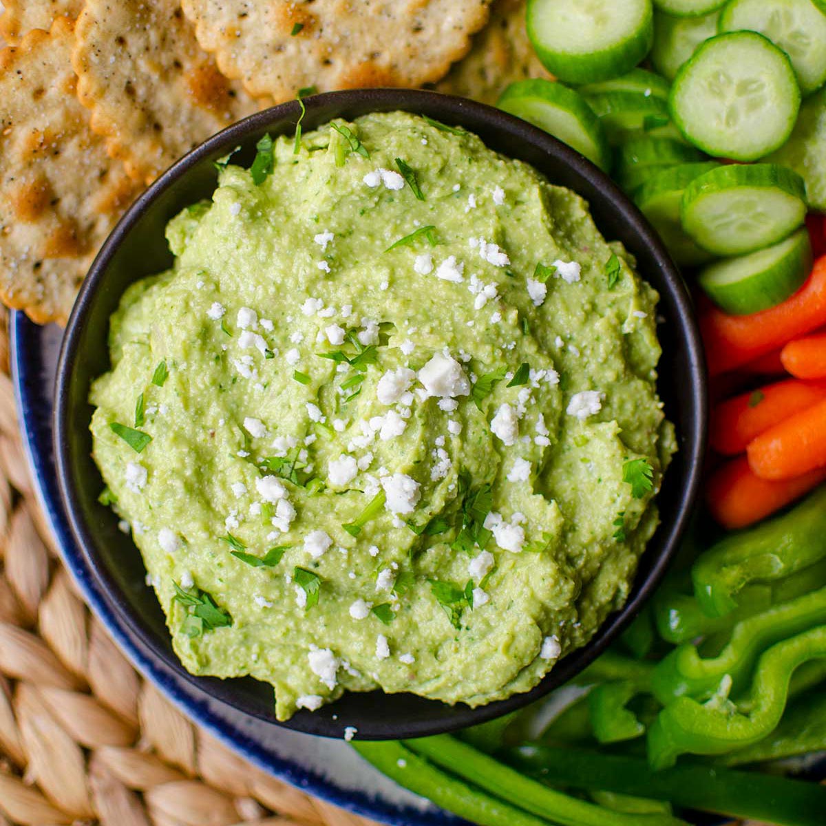 Easy Avocado Feta Dip | Living Lou