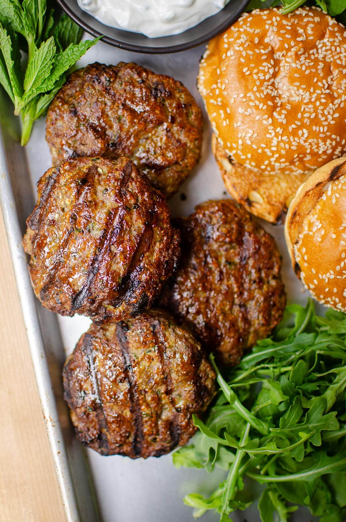 Mint Lamb Burgers | Living Lou